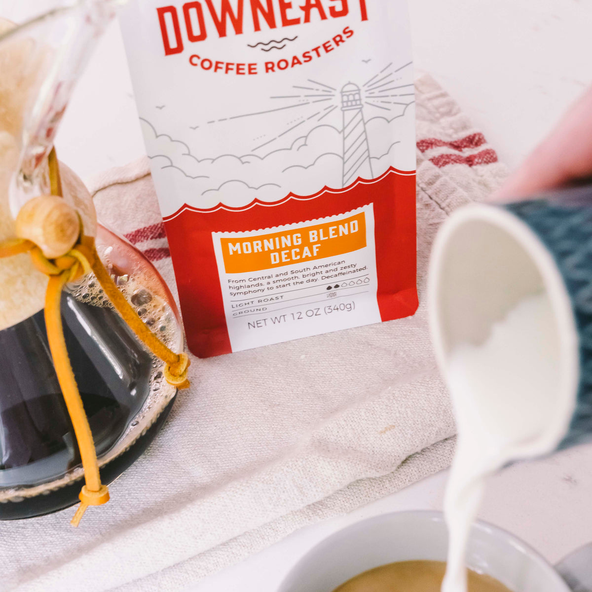 Morning Blend Decaf Ground Coffee | Downeast Coffee Roasters