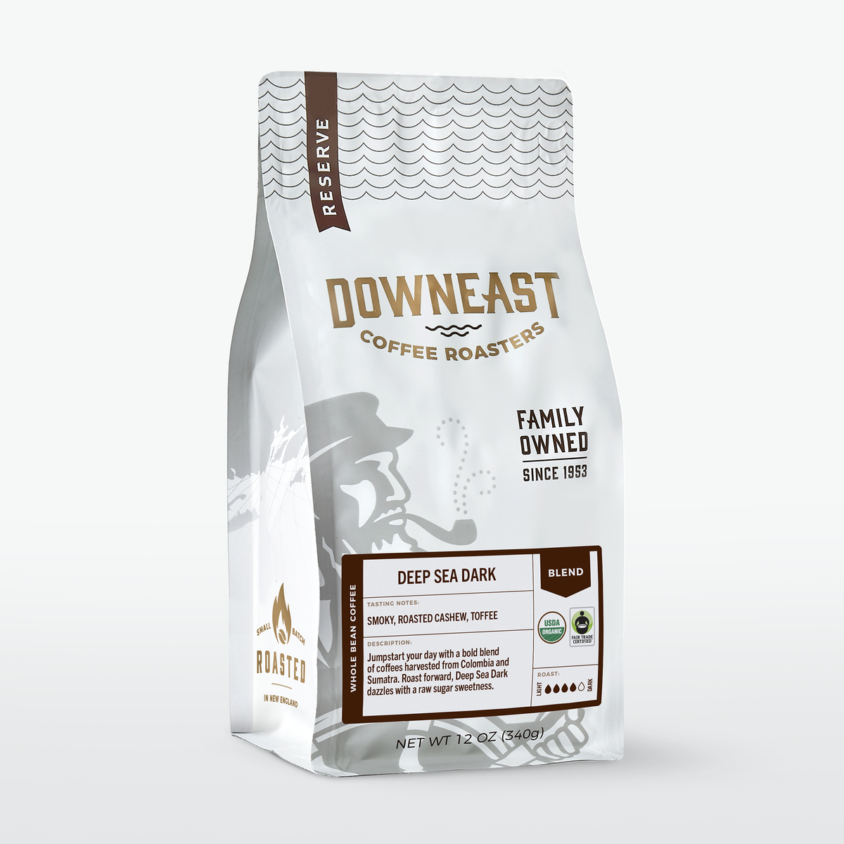 Deep Sea Dark Roast Whole-Bean Coffee | Downeast Coffee Roasters